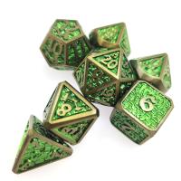 China Mini RPG Small RPG Role poker tabl Sharp Trade Card Dice Sets Metal for sale