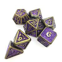 China Lightweight Manual Grinding Gold Plated Metal Mini Dice affirm card for sale
