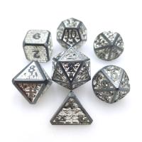 China Plai card Sharp Edge Resin Dice Metal Antiwear Hand Carved Polyherdal for sale