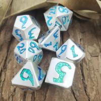China Dice Practical Polyhedral Handmade Luxury Blue Light weight For Collection for sale