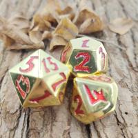 China Luxury Polyhedral Dice Set Of D4, D6, D8, D10, D12, D20 And D% For RPG Card Games for sale