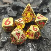 China Luxury Polyhedral Dice Set Of D4, D6, D8, D10, D12, D20 And D% For RPG Card Games for sale