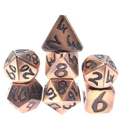 China GST Multi purpose CE Precision RPG OEM Nontoxic Bulk RPG Polyhedral Dice Set for sale