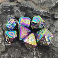China Hand Carved Durable For Savage World Polyhedral Changing Dice Portable Anti wear Dice for sale