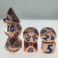 China Odorless Manual Grinding Waterproof Resin OEM Nontoxic Bulk Polyhedral Dice Set for sale