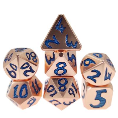 China High Quality Dice Practical Polyhedral customizationDice Metal Gaming Dice Manual for sale