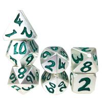 China Sharp Edge Resin Dice Set Metal For Dungeon And Dragon Hand Pouring Polyhedral for sale