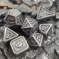 China Polishing Tabletop Odorless Portable Metal Dice Set Multipurpose Resin for sale
