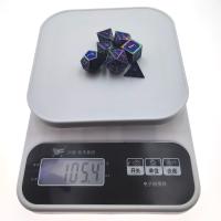 China CE Precision Polyhedron Dice Set RPG OEM Alloy For KTV Bar for sale