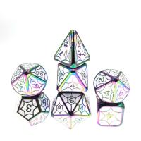 China OEM Metal Dice Sets Nontoxic Bulk RP Hand Polyhedron For Savage World for sale