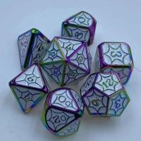 China OEM Metal Dice Sets Nontoxic Bulk RP Hand Polyhedron For Savage World for sale