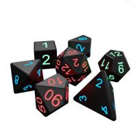 China DND Board Polyhedral Dice Adult Game Magic Trick Pixels Electronic Glow LED Dice for sale