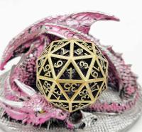 China 60D Macrobine Zinc Alloy Metal Dice Set Desktop Game Unique DND for sale
