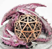China 60D Macrobine Zinc Alloy Metal Dice Set Desktop Game Unique DND for sale