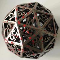 China 60D Macrobine Zinc Alloy Metal Dice Set Desktop Game Unique DND for sale