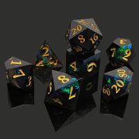 China Two -Color Custom DND RPG Dice Set D6 D20 7 Mold Polyhedron Set for sale