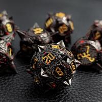 China Bloodstarial Meteor Metal Dice Set D8 RPG Dragon And Dungeon for sale