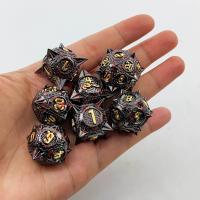 China Bloodstarial Meteor Metal Dice Set D8 RPG Dragon And Dungeon for sale