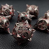 China Bloodstarial Meteor Metal Dice Set D8 RPG Dragon And Dungeon for sale