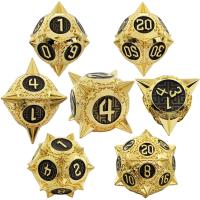 China TRPG 16 Mm Polyfront DND Metal Dice Multi Color Custom Meteor Hammer for sale