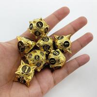 China TRPG 16 Mm Polyfront DND Metal Dice Multi Color Custom Meteor Hammer for sale