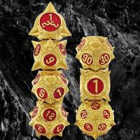 China TRPG 16 Mm Polyfront DND Metal Dice Multi Color Custom Meteor Hammer for sale