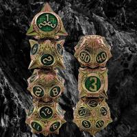 China TRPG 16 Mm Polyfront DND Metal Dice Multi Color Custom Meteor Hammer for sale