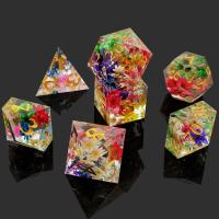 China Wear Resistant Resin DND Dice Hand Pouring Polyhedral Sharp Edge for sale