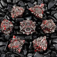 China Lotus Metal Dice Set DND Dungeons And Dragons TRPG Polyhedral COC D6 Board Game for sale