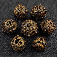 China Longkong Circle Metal Dice Set DND Dungeon And Multi -Noodle RPG Chessboard Game for sale