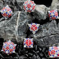 China Polyhedral Metal Hollow Dice RPG Role Playing DND Dungeons And Dragons Tabletop Game for sale