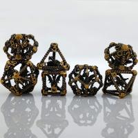 China Hollow Multi -Noodle Metal Dice Flying Dragon Dungeon And Dragon DND for sale