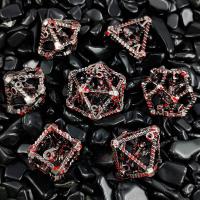 China Hollow Multi -Noodle Metal Dice Flying Dragon Dungeon And Dragon DND for sale