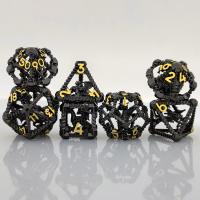China Hollow Multi -Noodle Metal Dice Flying Dragon Dungeon And Dragon DND for sale