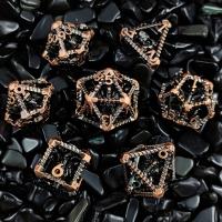 China Hollow Multi -Noodle Metal Dice Flying Dragon Dungeon And Dragon DND for sale