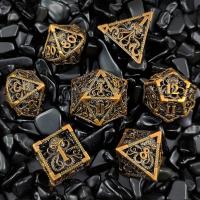 China Octopus Hollow Metal Multi Face Dice Set Budemen Dungeon And Dragon DND for sale