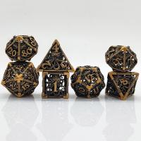 China Octopus Hollow Metal Multi Face Dice Set Budemen Dungeon And Dragon DND for sale