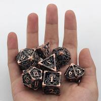 China Octopus Hollow Metal Multi Face Dice Set Budemen Dungeon And Dragon DND for sale