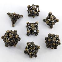 China Hollow Skull Multi  Face Metal Dice Set Dungeon And Dragon RPG#DND for sale