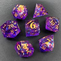 China Color Strip Multi Faceted Resin Dice Gate Dungeon And Dragon DND#COC for sale