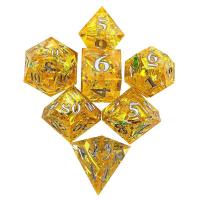 China Color Strip Multi Faceted Resin Dice Gate Dungeon And Dragon DND#COC for sale