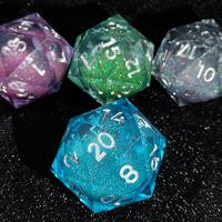 China 20D Single Resin Running Sand Dice Set Cruzu'S Call RPG#DND#Coc for sale