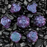 China Gear Metal Dice Set DND Dungeons And Dragons TRPG Polyhedral Dice D6 Table for sale