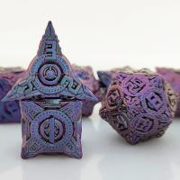 China Metal Metropolitan Zinc Dice Eiffel Tower Kisulu'S Call DND#RPG Handmade for sale
