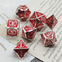 China Sword Metal RPG Dice Hand Polished Cruzu Dungeon And Long DND# for sale
