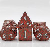 China Solid Maze Multi -Faceted Metal Dice DND#RPG Dungeon And Long Crusu for sale