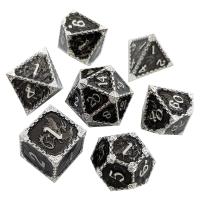 China Multi -Faceted Metal RPG Dice Flying Dragon Solid Smooth Dragon DND for sale