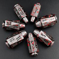 China Bullet Head Multiface Metal Dice Set Desktop Game DND#RPG#COC for sale