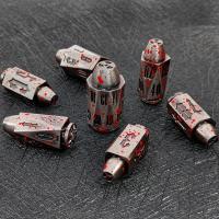 China Bullet Head Multiface Metal Dice Set Desktop Game DND#RPG#COC for sale