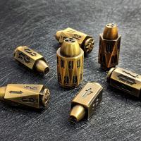 China Bullet Head Multiface Metal Dice Set Desktop Game DND#RPG#COC for sale